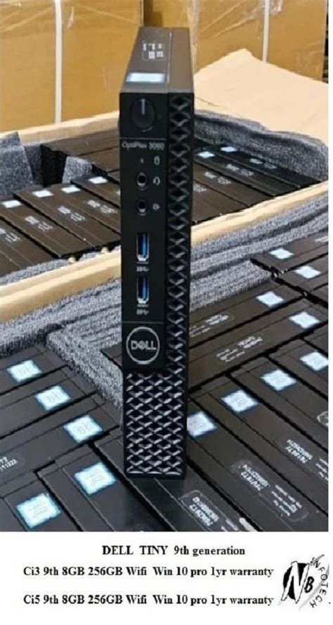 Dell Tiny Desktop Ref Ci3 9th Gen 1 Yr Warranty At ₹ 11500piece