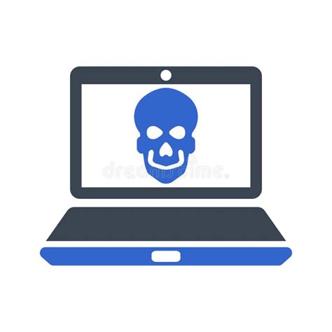 Hacking Computer Icon Stock Vector Illustration Of Computer 196719977