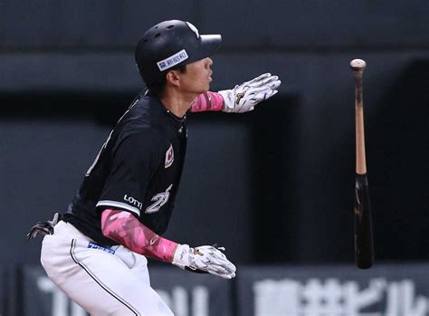 ロッテ・岡大海が「ひろみ」から2発！防御率1点台の日本ハム・伊藤から勝ち越し4点目奪う― スポニチ Sponichi Annex 野球