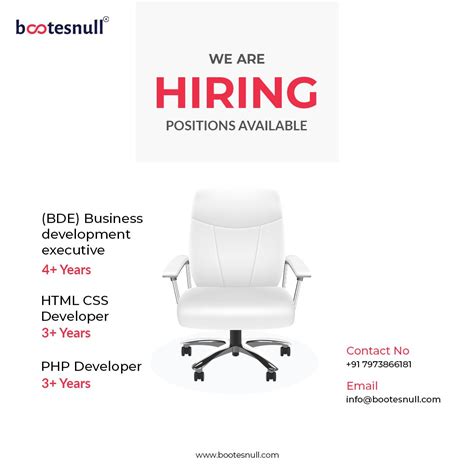 Bootesnull On Linkedin Positionopen Bootesnull Hiring Team Work Growth Experience