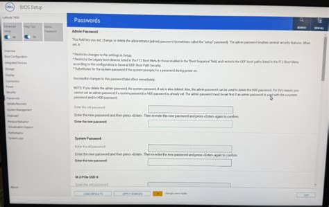 ‎dell Latitude 7450 Bios Password Removal Dell Technologies