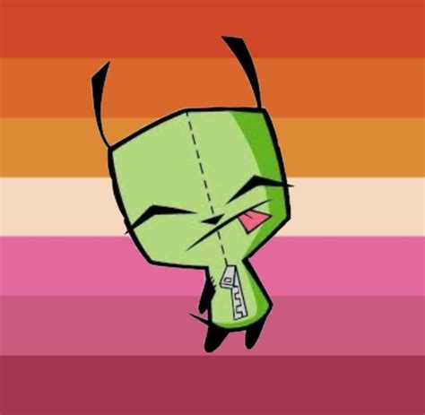 Invader Zim Gir Lesbian Pride Icon In Lesbian Pride Invader Zim Lesbian