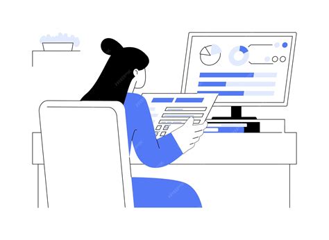Premium Vector Survey Data Visualization Abstract Concept Vector Illustration Opinion Poll