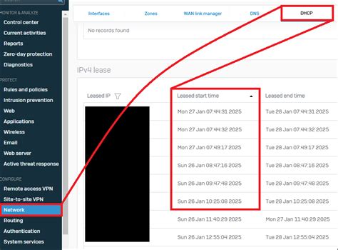 Dhcp Lease Date Sorting Issue Discussions Sophos Firewall Sophos Community Connect
