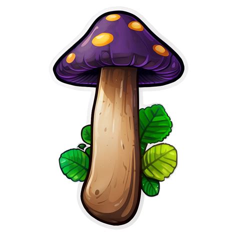 Download Mushroom Cartoon Sticker Png Ppc