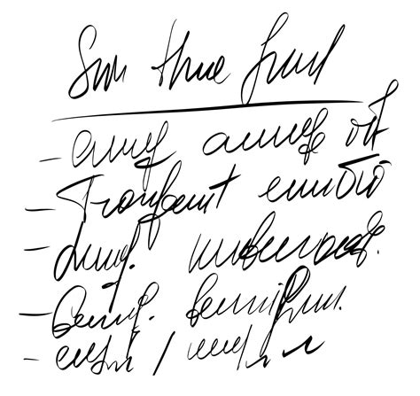 Handwritten Unreadable Text 20818286 Vector Art At Vecteezy