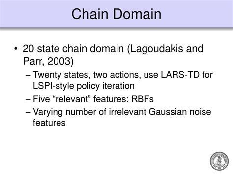 Ppt Regularization And Feature Selection In Least Squares Temporal