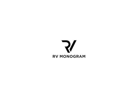 Premium Vector Rv Monogram Logo Design Vector Illustration