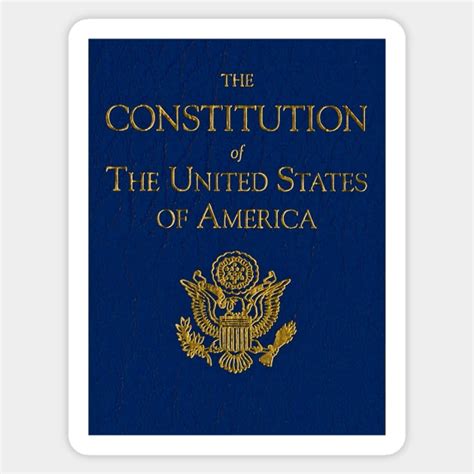 The Constitution Of The United States Of America America Sticker