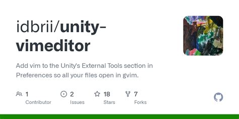 Github Idbriiunity Vimeditor Add Vim To The Unitys External Tools
