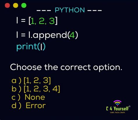 Aditya Tandon 🔝 On Linkedin Python Question Quiz What Is The Output Of The Following Python