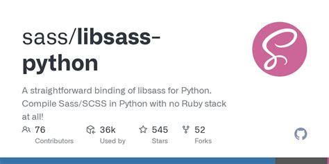 Libsass Python A Straightforward Binding Of Libsass For Python Rsass