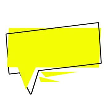 Dialog Box Clipart Transparent PNG Hd Abstract Yellow Shape Colorful Dialog Quote Box Dialogue