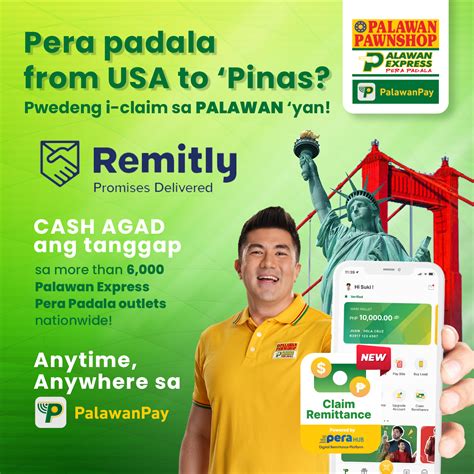 Palawan Pwedeng I Claim Ang Pera Padala From Usa To Pinas Sa More Than 6 000 Palawan Express