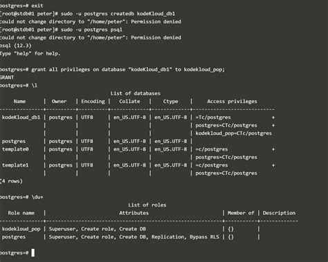 install configure postgresql task kodekloud engineer kodekloud