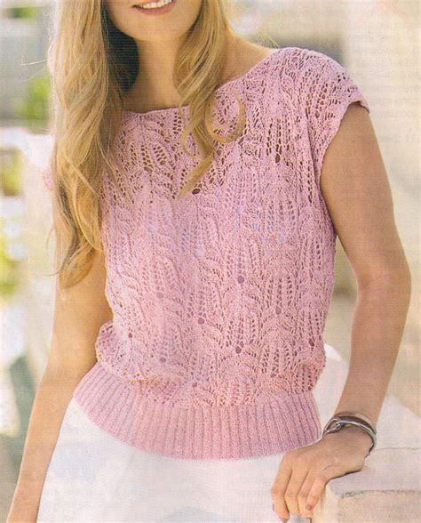Вязание спицами сад и огород рецепты Summer Knit Tops Tops Knitted Tops