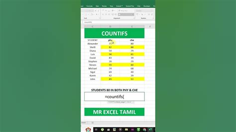 How To Use Countifs In Excel For Multiple Condition Counting Master Data Analysis In Tamil
