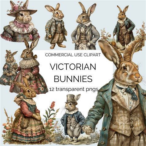 Vintage Victorian Easter Bunnies Easter Rabbit Victorian Easter Bunny