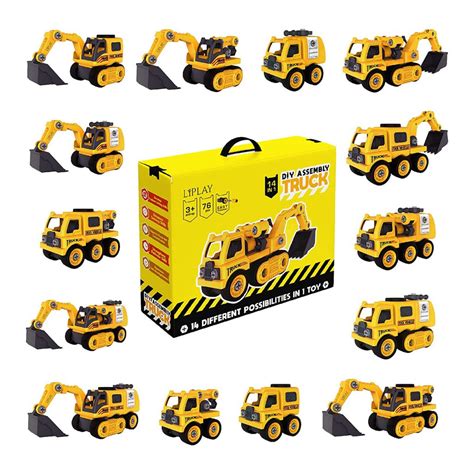 Liplay 14 In 1 Diy Assembly Truck Assistive Technology