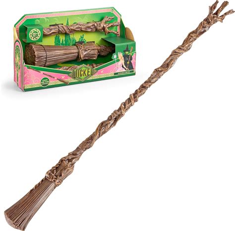 The Noble Collection Wicked Elphabas Broom Replica Movie Prop Toy