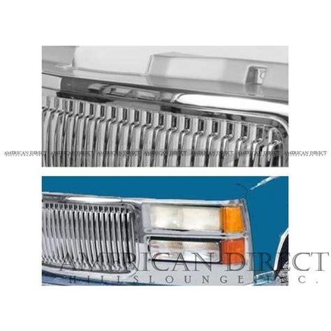 Gmc 【ラスト1点 稀少 クローム】92 99y サバーバン ユーコン 88 98y シエラ バーチカル グリル 縦フィン フロント C