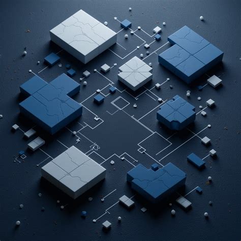 Free Modular Management Network Image Geometric Isometric Navy Download At Stockcake