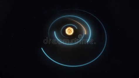 Solar System With Planetary Orbits Around The Sun Stock Video Video Of Orbit Paths 381028479