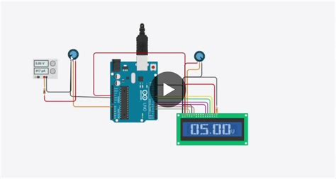 Arduino Digital Voltmeter Project With Tinkercad Simulation Prathiba