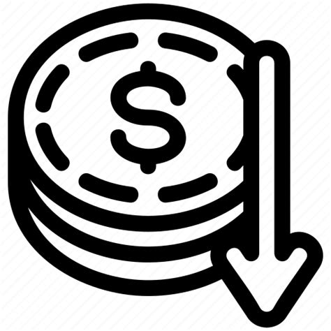 Decrease Chart Graph Mathematics Statistics Down Icon Download