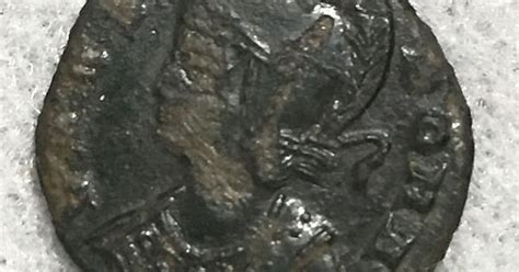 Romulus Remus Wolf On A Roman Commemorative Coin C 330 Ad