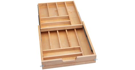 Rev A Shelf 4WTCD 495FL 1 4WTCD Series 19 Inch Pull Out Cutlery Organizer Build Com