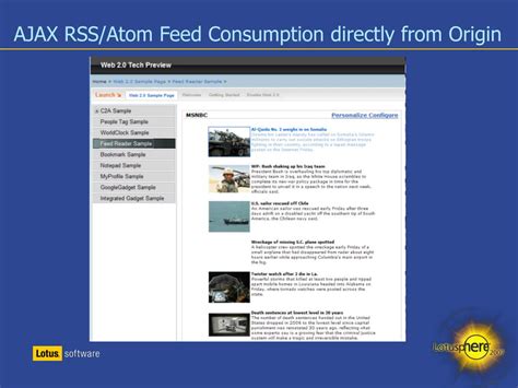 Ppt Id506 Web 20 Ajax And Rest In Ibm Websphere Portal Powerpoint