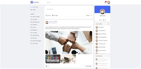 Inlink Social Networking System Hidden Team We From Dzt It