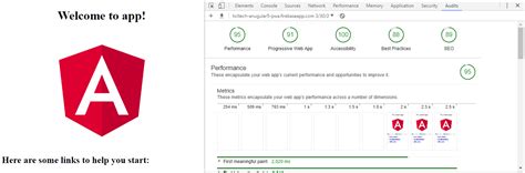 create an angular 5 pwa with a perfect lighthouse score