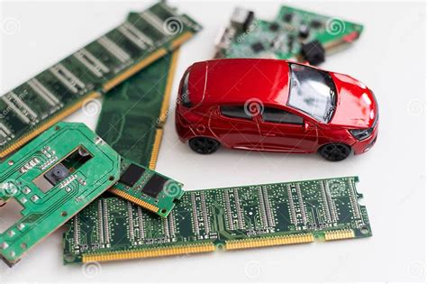 An Image Photo Of The Semiconductor Shortage And The Car Industry