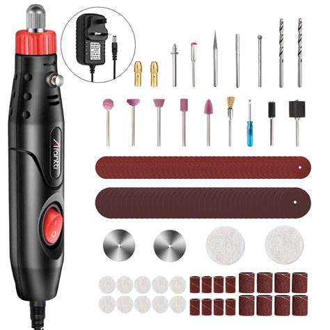 Buy Mini Rotary Tool Corded Electric Detailed Sander Grinder Drill Set With 121 Accessories