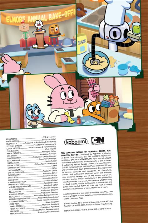 The Amazing World Of Gumball Vol 3 Recipe For Disaster Fresh Comics