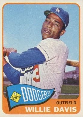 1965 Topps Willie Davis 435 Baseball Vcp Price Guide