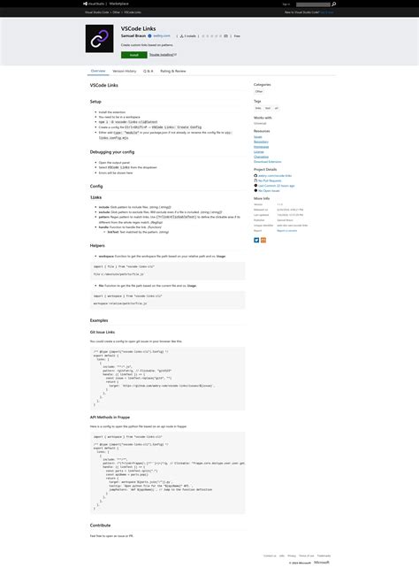 VSCode Links自定义内容感知链接