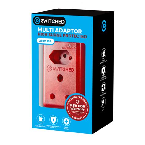 Switched High Surge Multi Adaptor Buy Online In South Africa