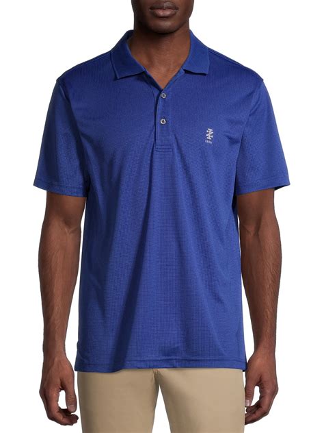 Izod Mens Golf Comfort Stretch Grid Polo Shirt