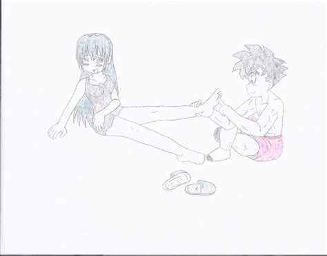 Teen Gohan Tickles Lenalee By Tgohan On Deviantart