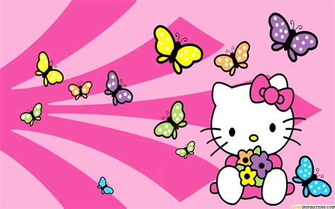 Hello Kitty Spring Wallpapers Top Free Hello Kitty Spring Backgrounds Wallpaperaccess