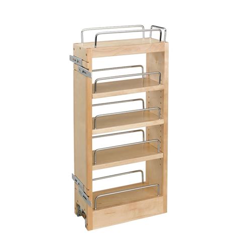 Rolling Shelves In Deep Do It Yourself Pullout Shelf RSDIY The Home Depot