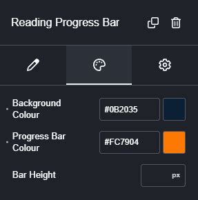 Reading Progress Bar Elements4BD