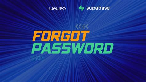 Setup Forgot Password Flow With Supabase And Weweb Youtube