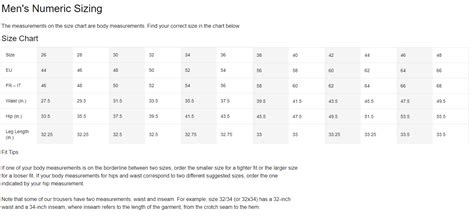 Nike Size Guide