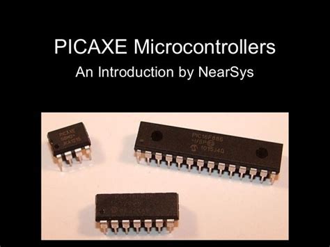 Introduction To Picaxe Microcontrollers