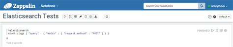 Apache Zeppelin 0100 Documentation Elasticsearch Interpreter For