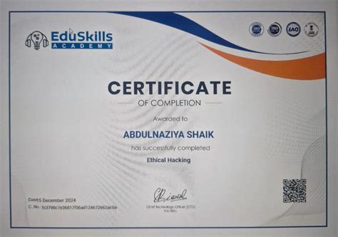 Abdulnaziya Shaik On Linkedin Ethicalhacking Cybersecurity Skilldevelopment Learningjourney